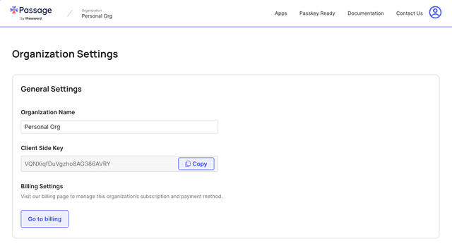 Passkey Ready integration | Passage by 1Password Docs